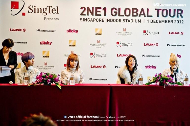 Official: 2NE1 Global Tour 2012 – New Evolution at Singapore Indoor ...